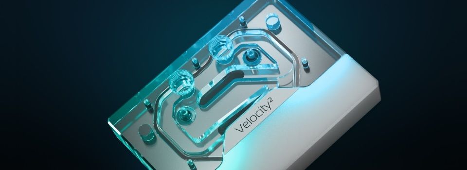 Buy EK Quantum Velocity 2 DRGB AM5 CPU Water Block White [3831109906644 ...