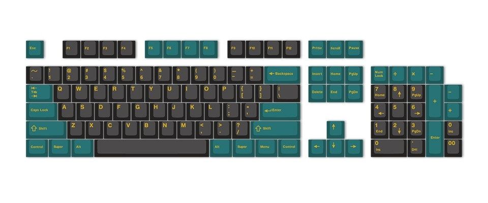 Buy Akko Marrs Green Keycaps Cherry MX 184 Keys [6925758623155] | PC ...