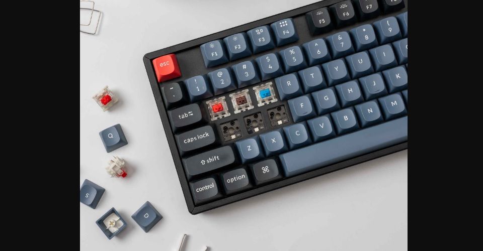 Buy Keychron K8 Pro QMK Wireless RGB Mech Red Switch White [K8P-Q1 ...