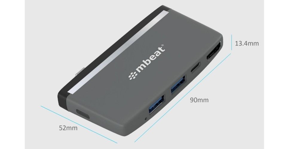 Buy Mbeat Essential Pro USB-C PD Hub [MB-UCH-59GRY] | PC Case Gear ...