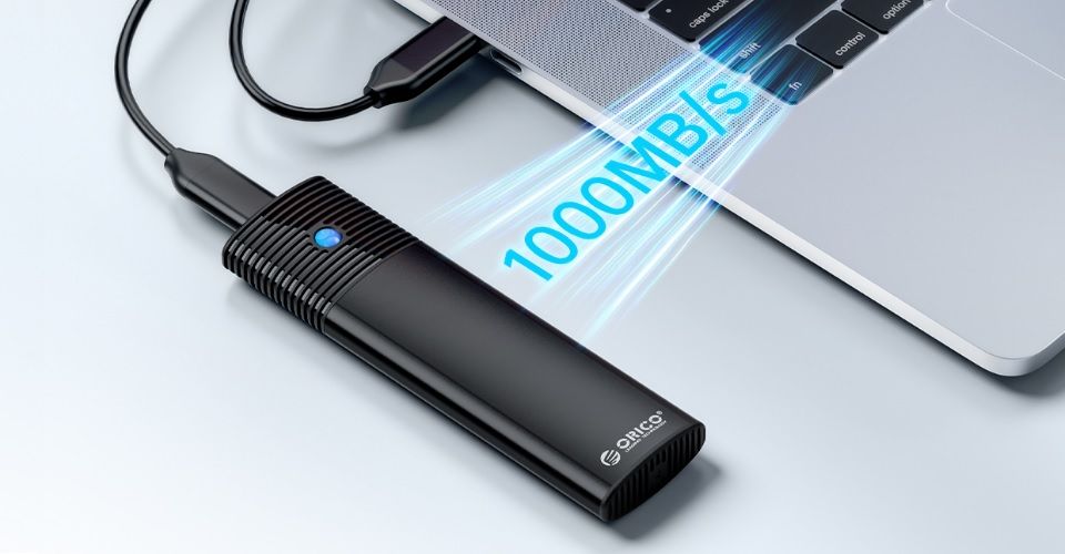 Buy Orico M.2 NGFF NVMe/SATA SSD Enclosure [ORICO-PWDM2-G2-BK-EP] | PC ...