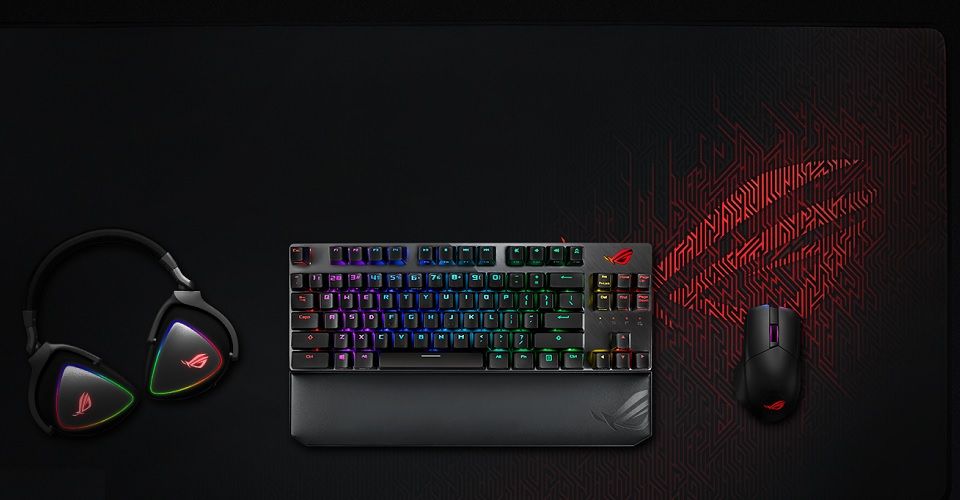 Buy ASUS ROG Strix Scope TKL Deluxe RGB Mech Keyboard Red Switch [ROG ...