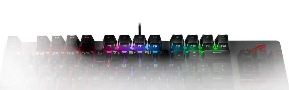 Buy ASUS ROG Strix Scope TKL Deluxe RGB Mech Keyboard Red Switch [ROG ...