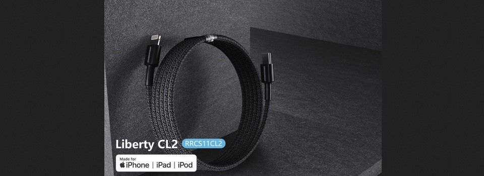 Buy RockRose Liberty CL2 20W USB-C to Lightning MFi Cable 2m [RRCS11CL2 ...