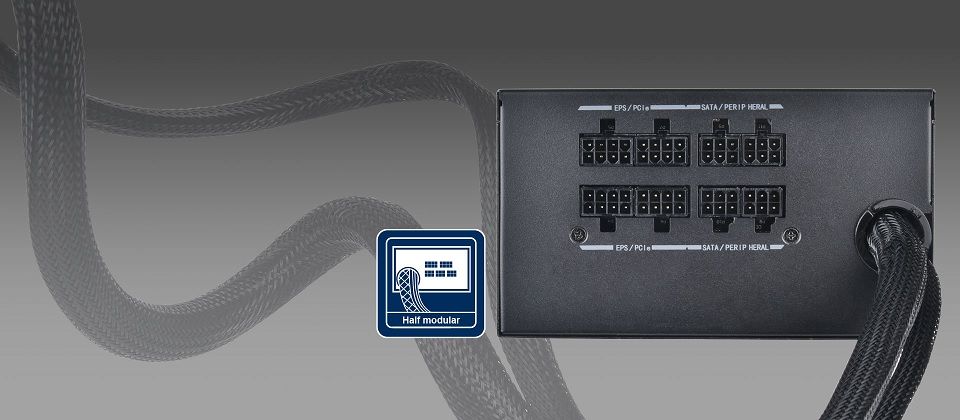 Buy SilverStone DA1000-GH Gold Semi-Modular 1000W Power Supply [SST ...