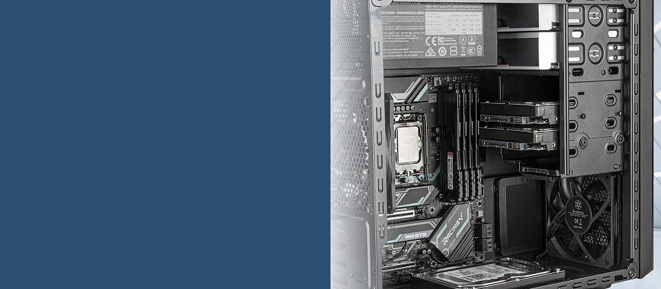 Buy SilverStone FA313-B M-ATX Case - Black [SST-FA313-B] | PC Case Gear ...