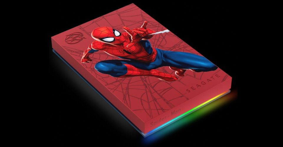 Buy Seagate FireCuda Spider-Man SE External Hard Drive 2TB [STKL2000417 ...