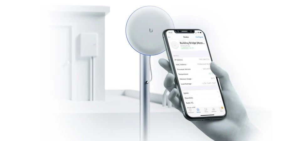 Buy Ubiquiti UniFi Building-to-Building Bridge [UBB] | PC Case Gear ...