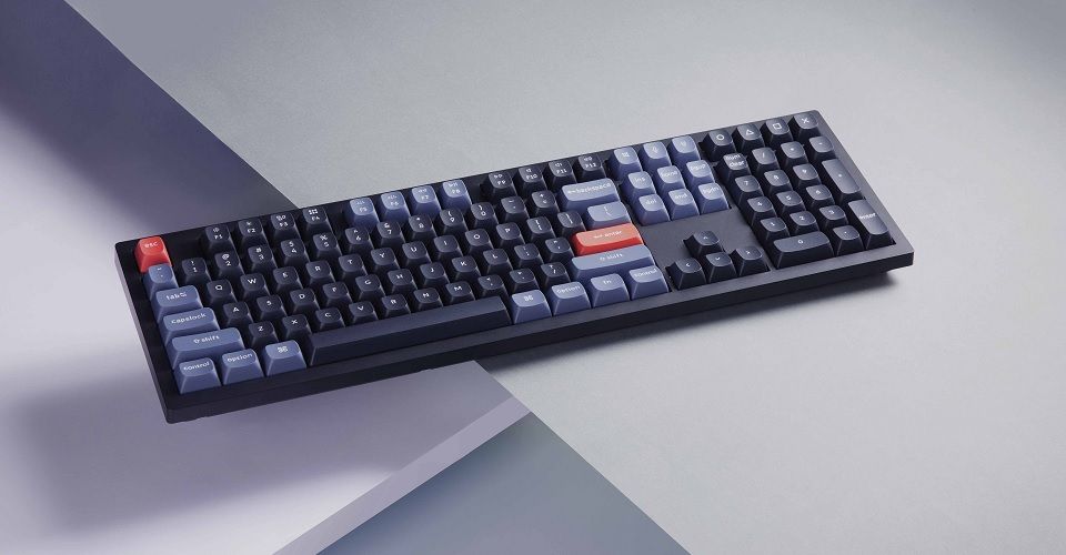 Buy Keychron V6 Mechanical Keyboard Barebone Kit Knob - Carbon Black ...