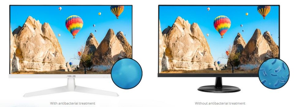 Buy ASUS VY249HE-W 75Hz IPS Eyecare 23.8inch Monitor White [VY249HE-W ...