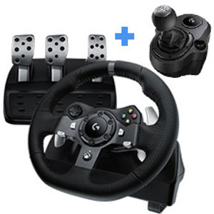 Buy Logitech G920 Driving Force Racing Wheel + Driving Force Shifter ...