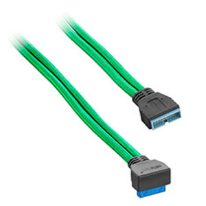 Buy CableMod ModFlex 90 Deg. Internal USB 3.0 Ext. 50cm Green [CM-CAB ...