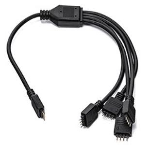 Buy EK RGB 4-Way Splitter Cable [3830046995353] | PC Case Gear Australia