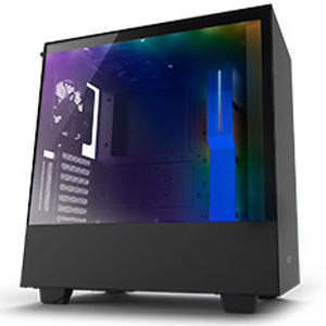 Buy NZXT H500i Mid Tower Case Matte Black/Blue [CA-H500W-BL] | PC Case ...