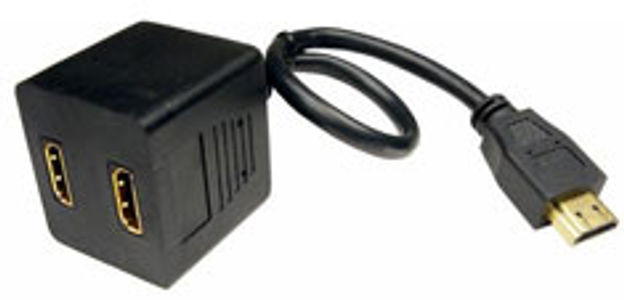 Buy HDMI Double Adapter / Splitter Cable [21761] | PC Case Gear Australia