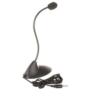 Buy Flexible Desktop Microphone 3.5mm Jack [33459] | PC Case Gear Australia