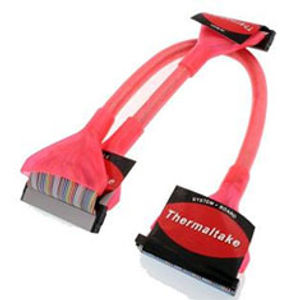 Buy Thermaltake Red UV Reactive 60cm IDE Cable [A2074] | PC Case Gear ...