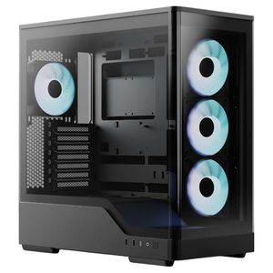 Buy Aerocool P500A Mid Tower Case Black [AER-P500A-BK] | PC Case Gear ...