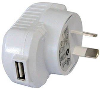 Buy Astrotek USB Power Plug White [zzzAT-USB-PWR] | PC Case Gear Australia