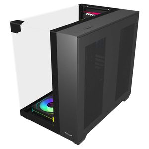 Buy FSP M541-BA Three Tempered Glass Mid Tower Case Black [FSP-M541-BA ...