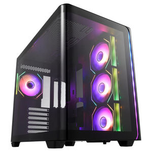 Buy FSP M580 Curved Tempered Glass Mid Tower Case Black [FSP-M580-BA ...