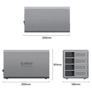Buy Orico 4 Bay RAID DAS Solution Hard Drive Enclosure [ORICO-9848RU3 ...