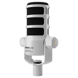 Buy RODE PodMic USB Dynamic Microphone White [RODE-PODMICUSBW] | PC ...