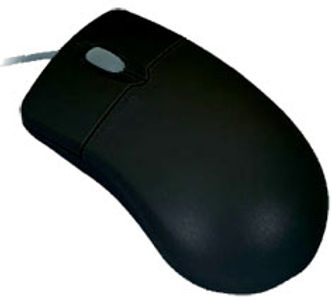 Buy Black Ball Mouse with Scroll Wheel PS2 [BMOUSE-BLK] | PC Case Gear ...