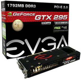 Buy EVGA GeForce GTX 295 1792MB [017-P3-1293-AR] | PC Case Gear Australia