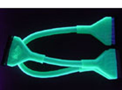 Buy Round IDE Cable, 30cm, UV Green [RC-IDE-30UVG2] | PC Case Gear ...