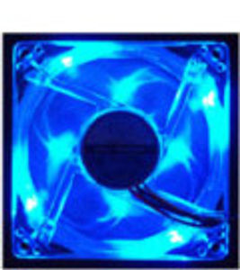 Buy 92mm Quad-Blue LED Fan [92LED-B] | PC Case Gear Australia