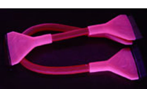 Buy Round IDE Cable, 60cm, UV Red [RC-IDE-60UVR3] | PC Case Gear Australia