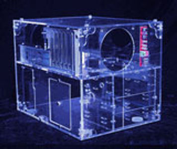 Buy Sunbeam UFO UV Blue Acrylic ATX Cube Case [ACUF-HUVB] | PC Case ...