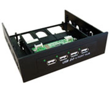 Buy USB 2.0 Internal 4 Port Hub Black [UH-2000-BK] | PC Case Gear Australia