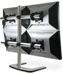 Buy Visidec Freestanding Quad LCD Display Mount [13VIS-FS-QUAD] | PC ...