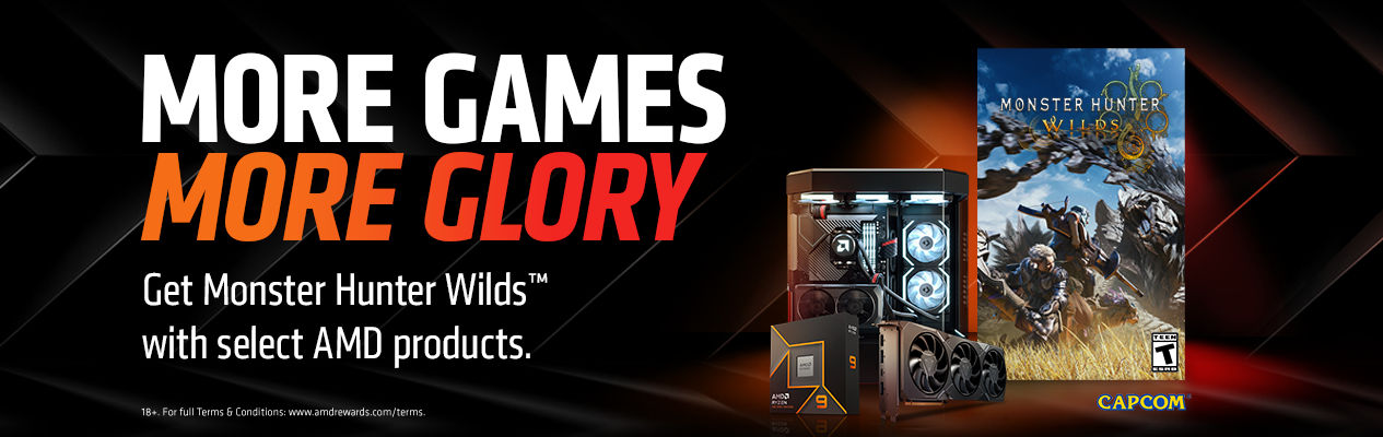 AMD Monster Hunter Wilds Game Bundle | PC Case Gear