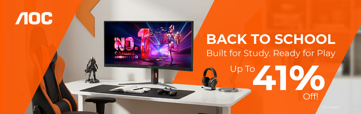 AOC Monitors Back to School Sale ! | PC Case Gear