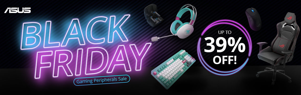 Asus Gaming Peripherals Black Friday Sale | PC Case Gear