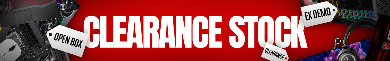 Clearance - Ex Demo and Open Box Products on Sale!