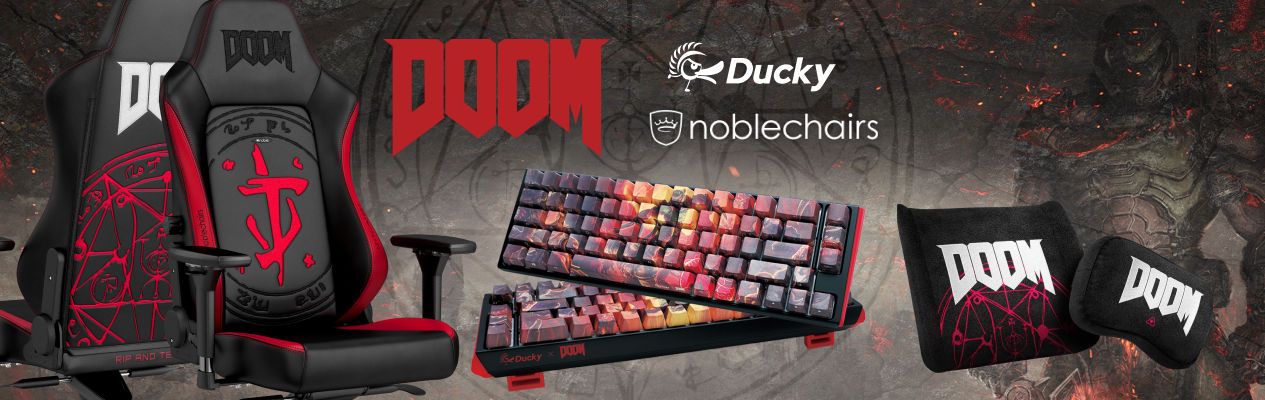 Ducky x noblechairs x DOOM | PC Case Gear