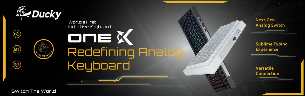 Ducky ONE X - Analog Keyboard - NEW Product! | PC Case Gear