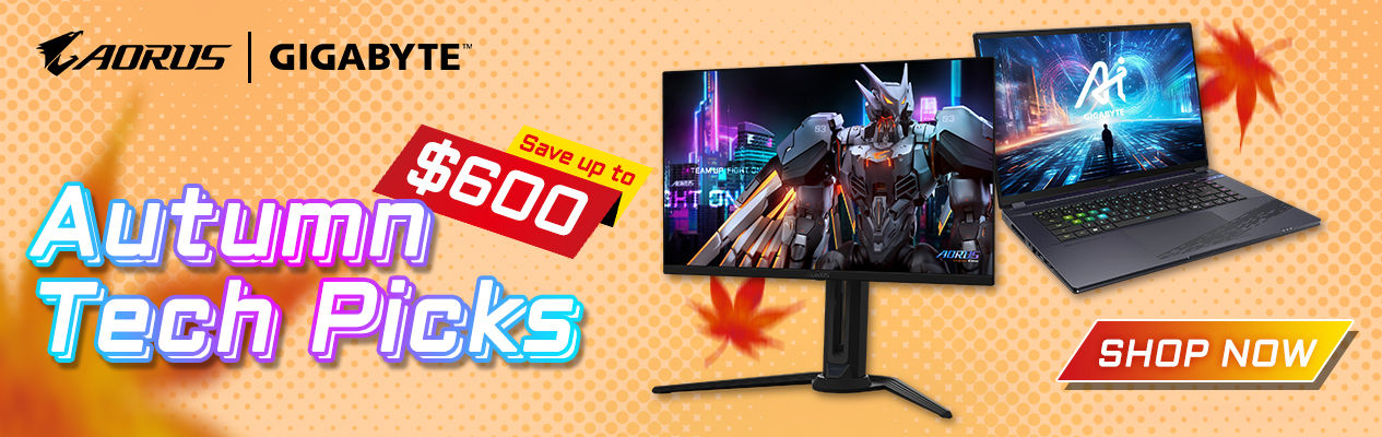 Gigabyte Autumn Tech Picks | PC Case Gear