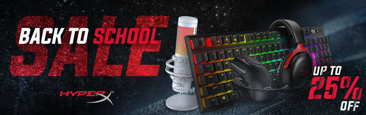 HyperX Back to School Sale | PC Case Gear