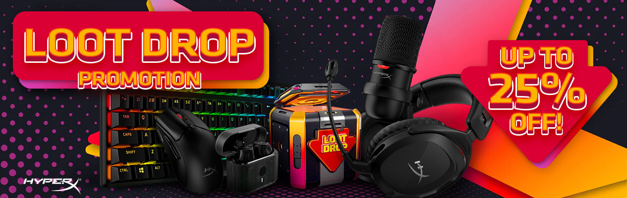 HyperX Loot Drop Promotion | PC Case Gear