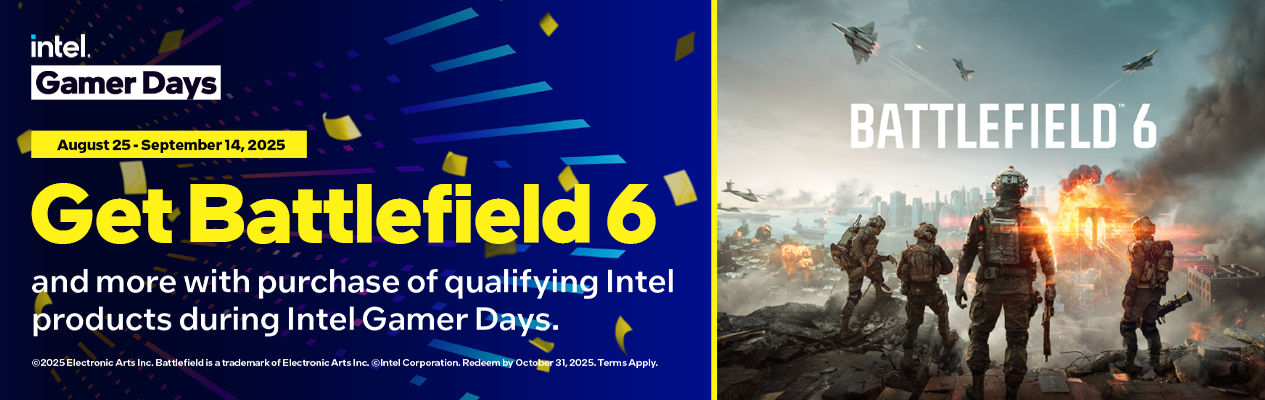 Intel Gamer Days Bundle - Battlefield 6 | PC Case Gear