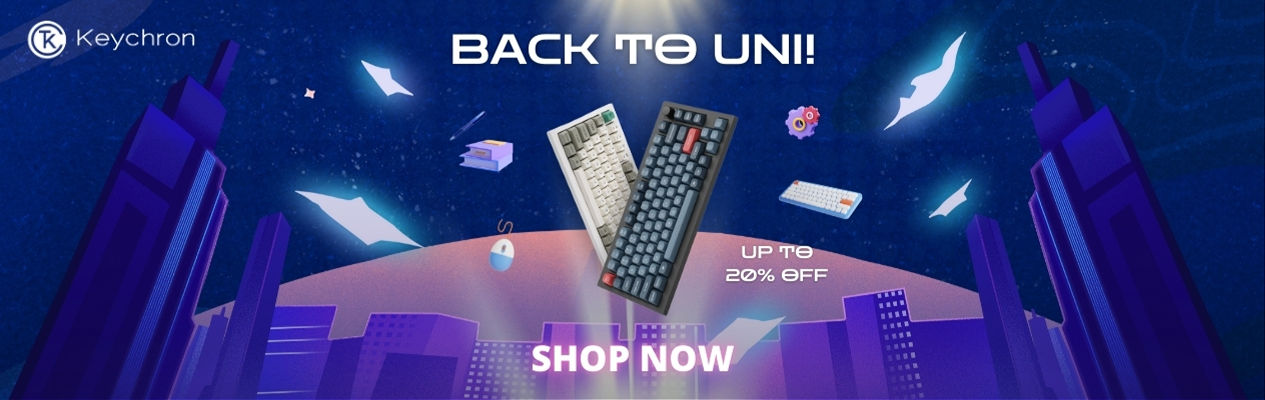 Keychron Back to UNI | PC Case Gear