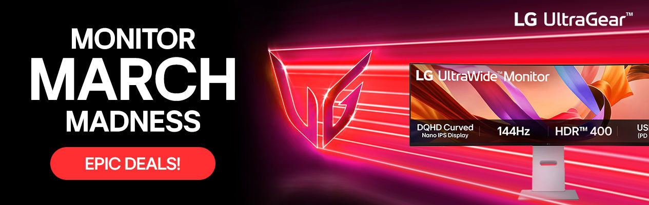 LG Monitor March Madness Sale! | PC Case Gear