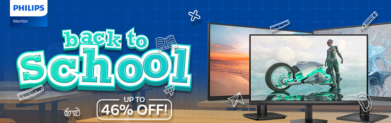 Philips Monitors Back to School Sale | PC Case Gear