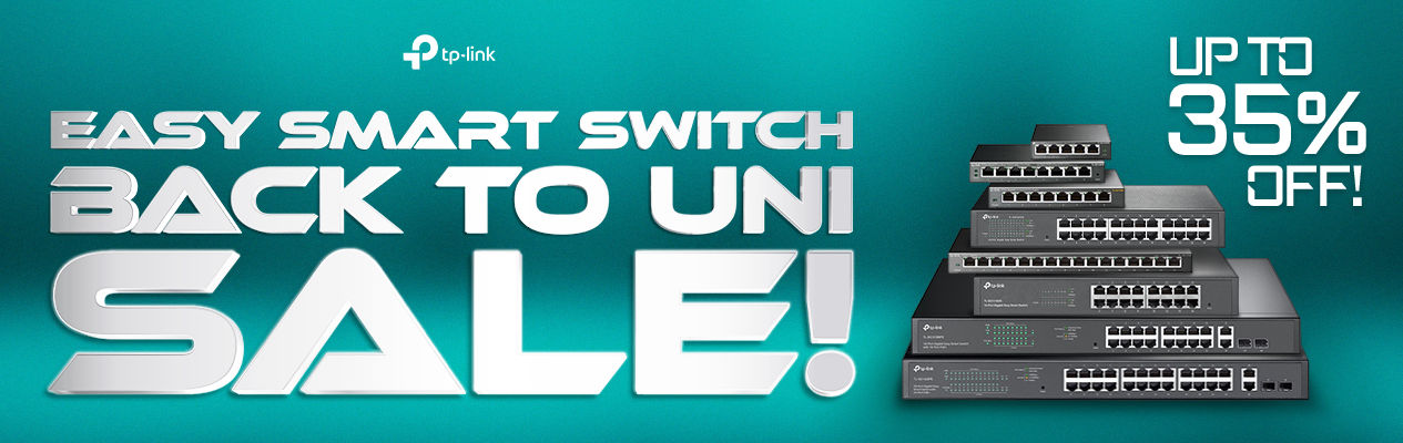 TP-Link Easy Smart Switch Back to Uni Sale! | PC Case Gear